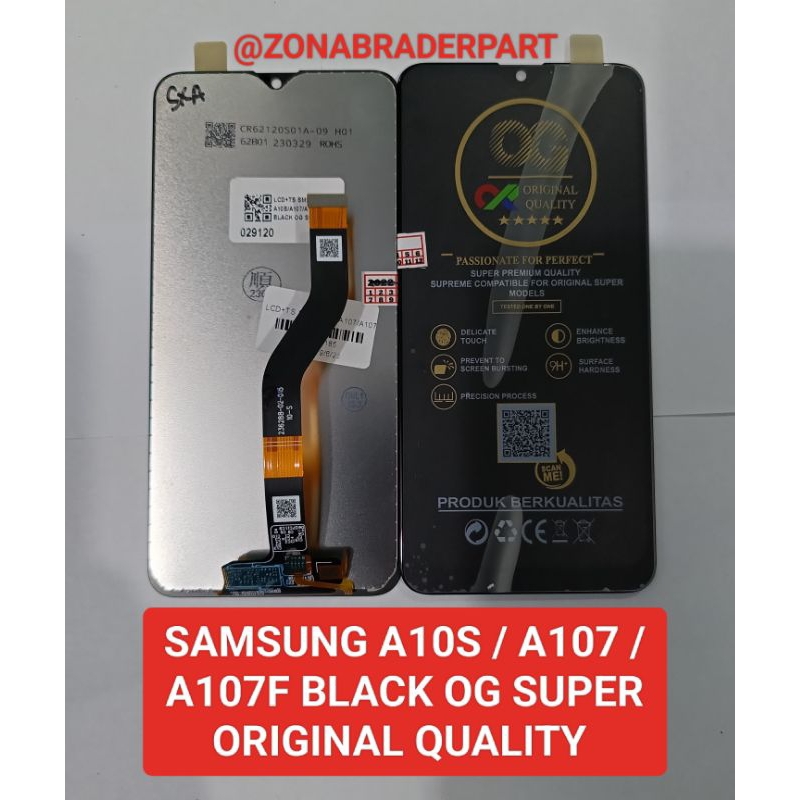 Jual LCD + TS SAMSUNG A10S / A107 / A107F BLACK OG SUPER / MEETO ...