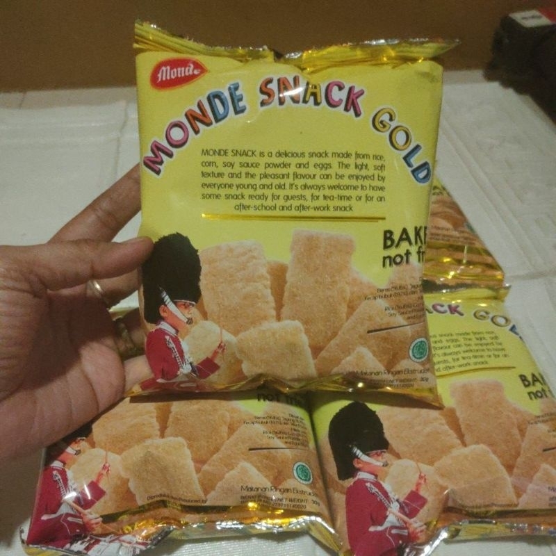 Jual MONDE SNACK GOLD 30GRAM/ Monde biscuit Serena Gold 30g | Shopee ...