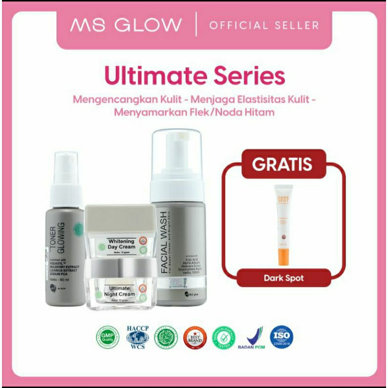 Jual PAKET ULTIMATE 1 isi 5 MS GLOW | Shopee Indonesia