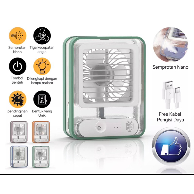 Jual kipas pendingin AC mini portable elektrik / kipas AC air cooler ...