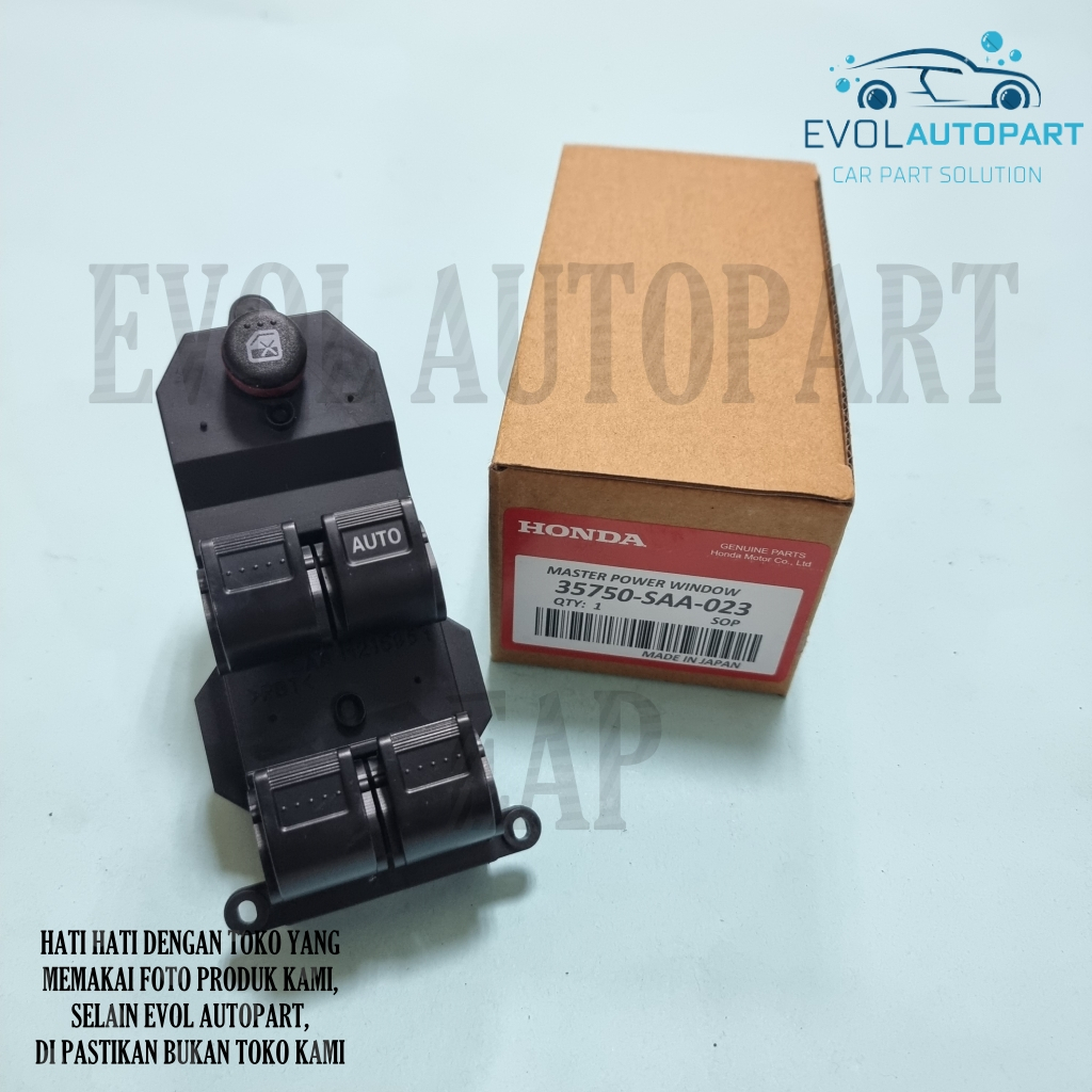 Jual Switch Master Saklar Power Window Jazz GD3 City GD8 2003 2004 2005 ...