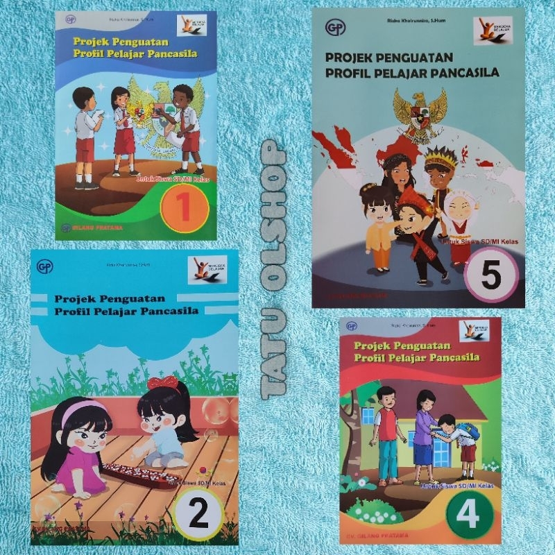Jual Buku Kurikulum Merdeka Projek Penguatan Profil Pelajar Pancasila P5 SD Kelas 1 2 4 5 ...