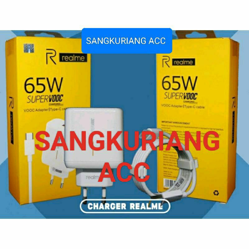 Jual [ORI 100%] CHARGER REALME FAST CHARGING 65W/120 Wat MICRO USB/TYPE ...