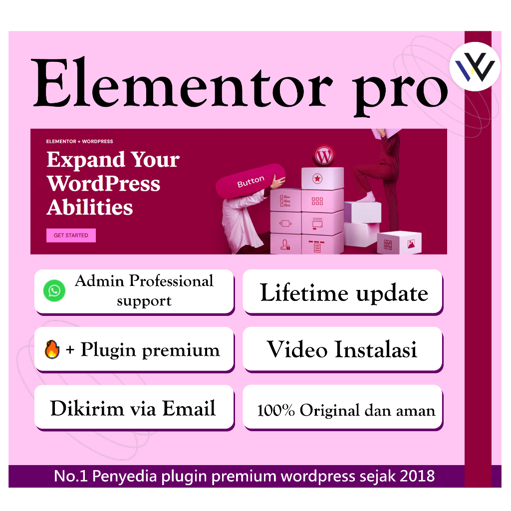 Jual Elementor Pro + Full package+ Full personal support | Shopee Indonesia
