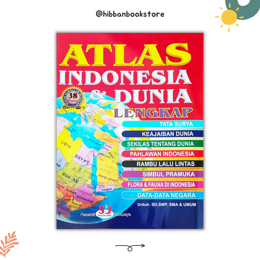 Jual Atlas Terbaru/Atlas 38 Provinsi Ukuran Besar/Buku Atlas Edisi Terbaru | Shopee Indonesia