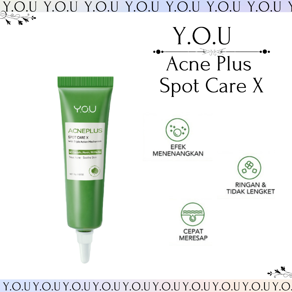 Jual You Acne Plus Triple Action Spot Care 15g | Shopee Indonesia