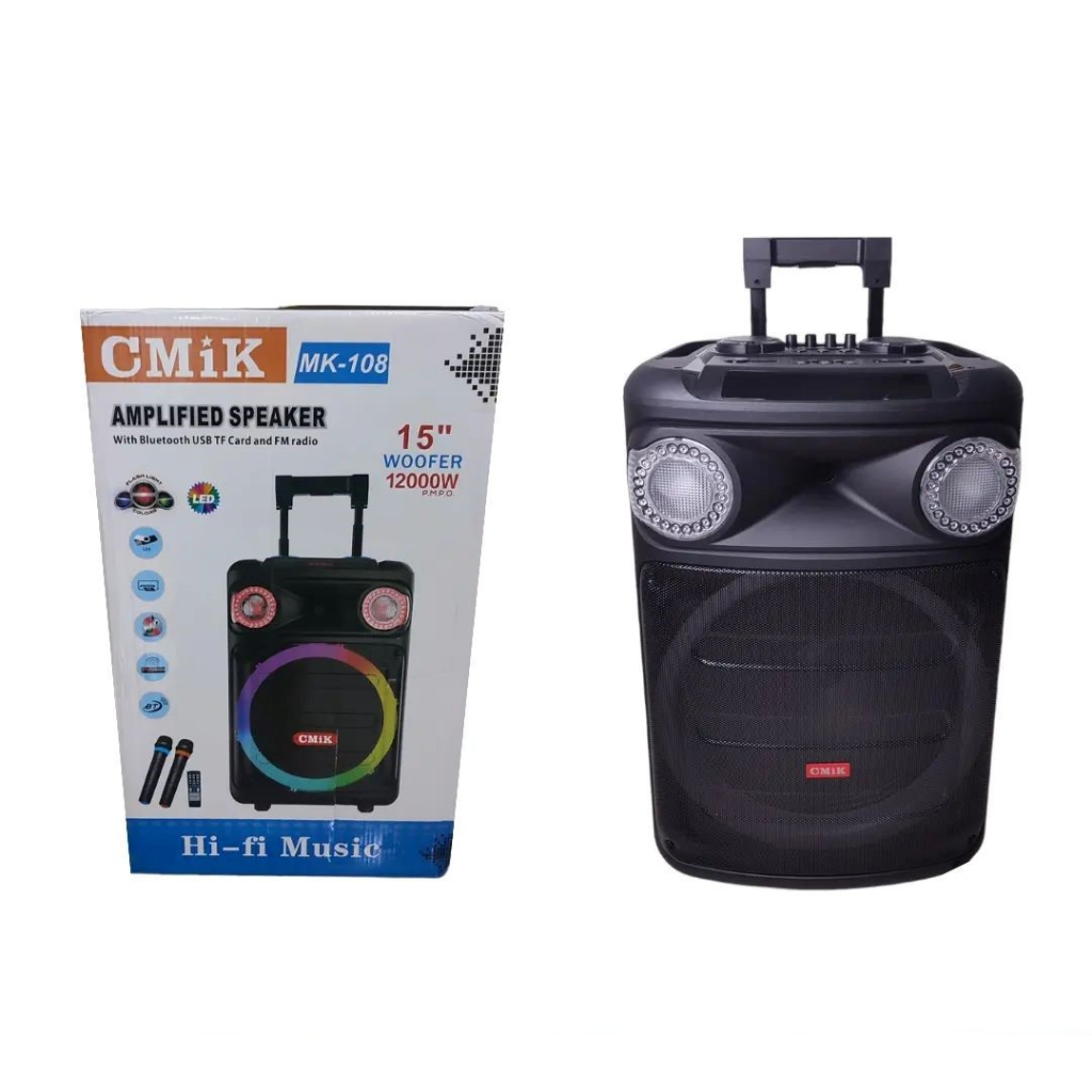 Jual SPEAKER BLUETOOTH PORTABLE KAROKE TYPE MK-108 | Shopee Indonesia
