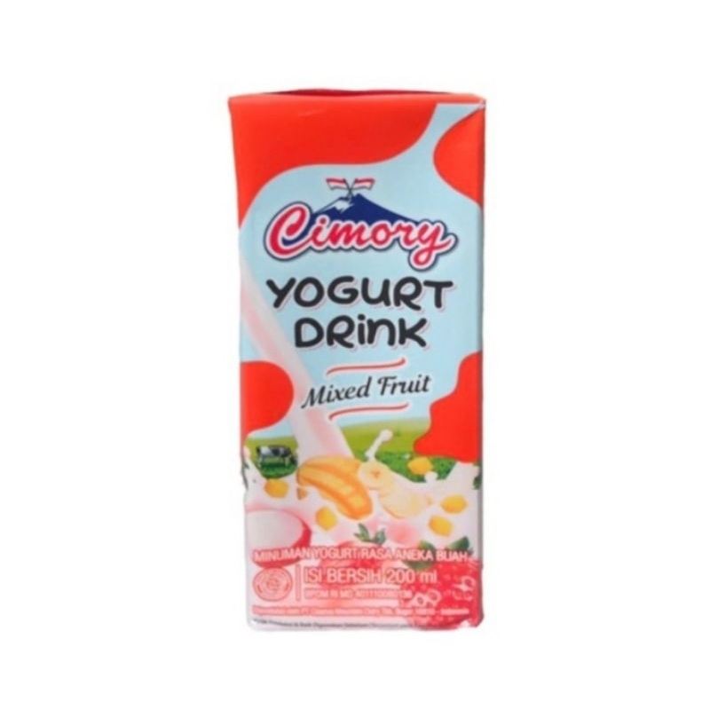 Jual Cimory Yogurt Drink Kotak 200 ml Yogurt mixed Fruit | Shopee Indonesia