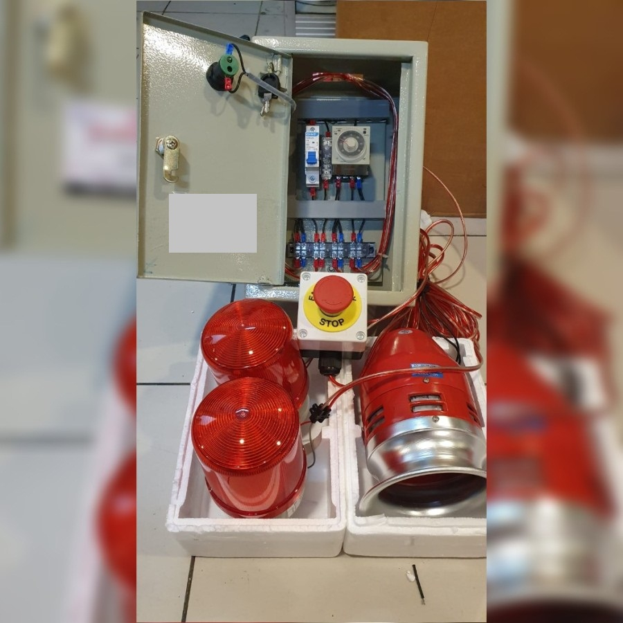 Jual Panel Sirine Alarm MS 390 Kebakaran Istirahat Pabrik Kantor Dua ...