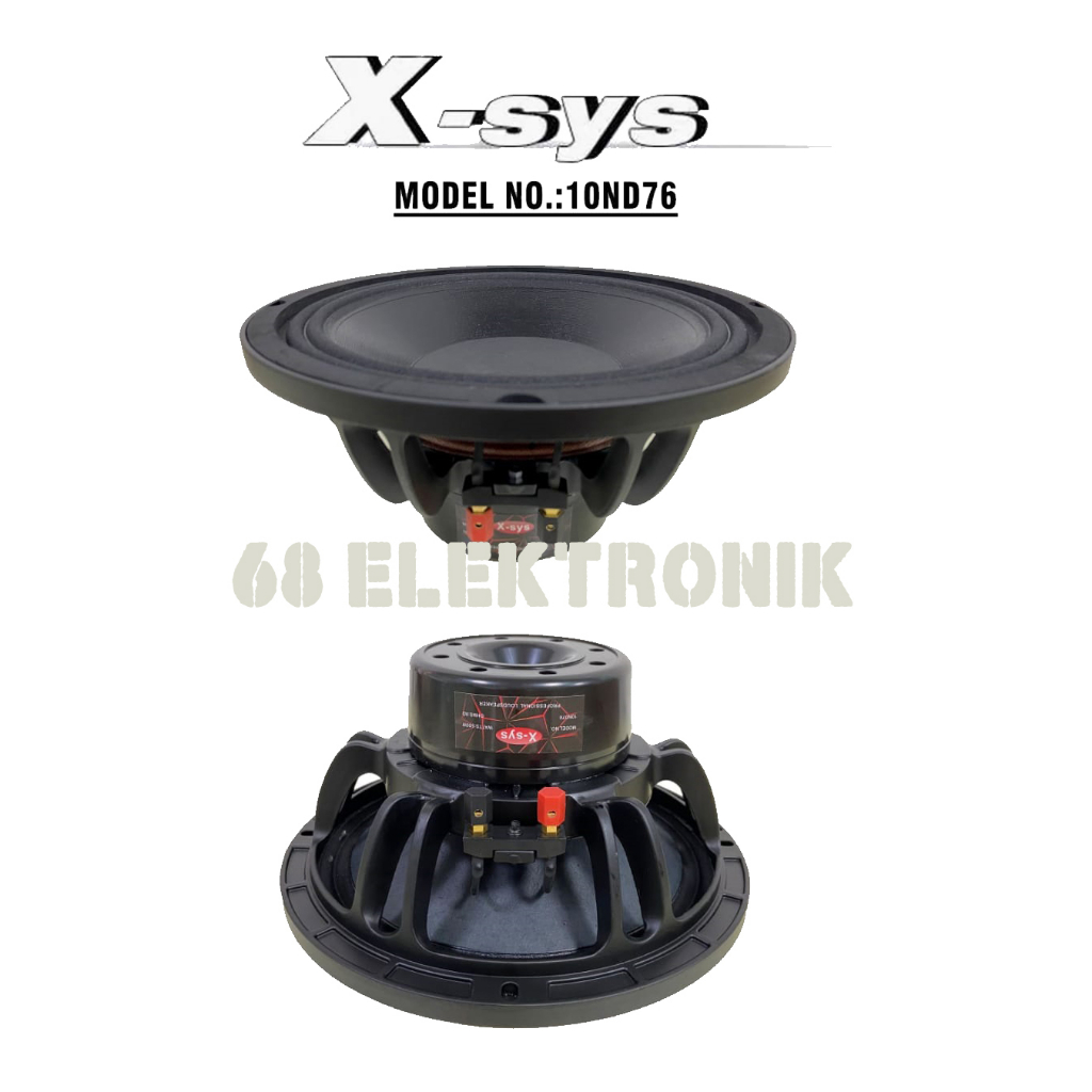 Jual Speaker Woofer X-sys Model 10ND76A | Shopee Indonesia