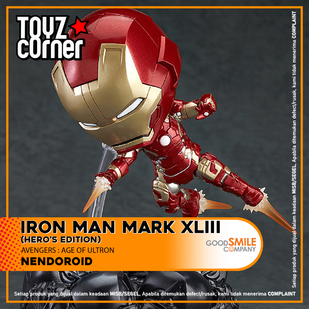 Jual Toyz Corner - GoodSmile Co.Nendoroid 543 Iron Man Mark 43 (Hero's ...