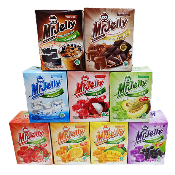 Jual MR JELLY (JELI BUBUK) All Varian @ Sachet - MrJelly Pudding Agar ...