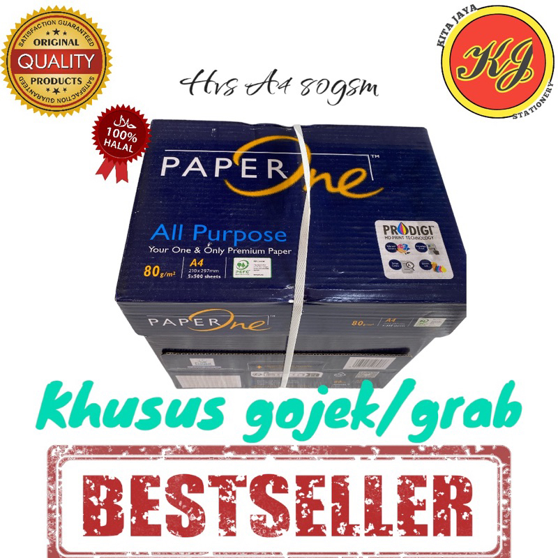Jual Kertas Hvs paper one A4 80gsm | Shopee Indonesia