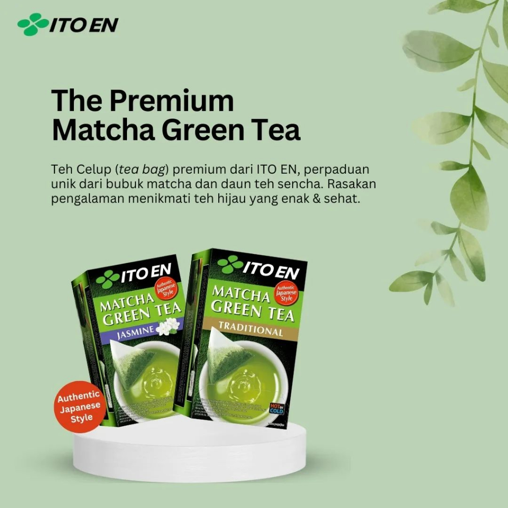 Jual ITO EN Matcha Green Tea / ITOEN Teh Hijau Daun Sencha & Bubuk ...