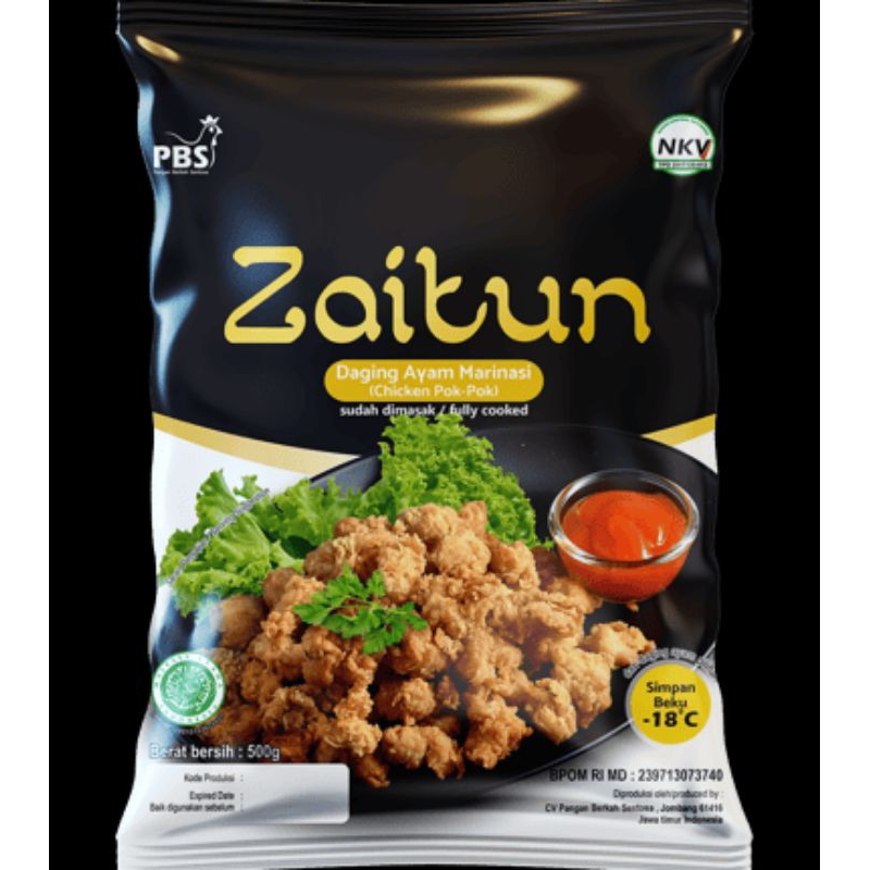 Jual ZAITUN CHICKEN POK POK 500 GR | Shopee Indonesia