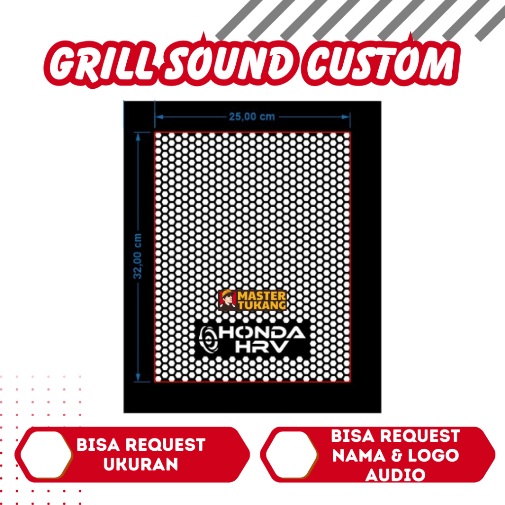 Jual MG - GRILL SOUND UKURAN CUSTOM BEBAS MODEL LINE ARRAY SINGLE ...