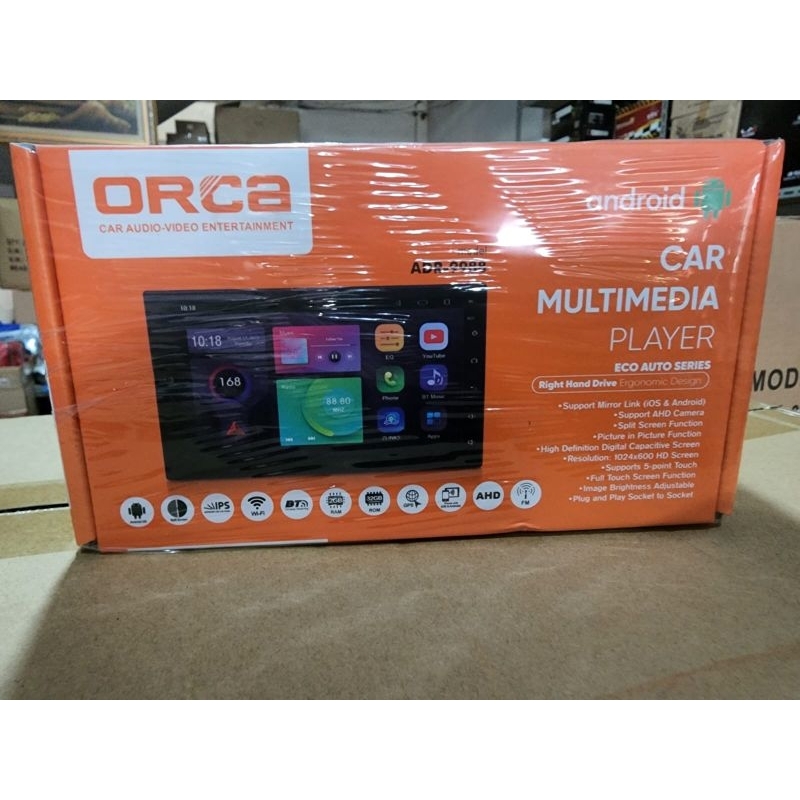 Jual head unit android 7" orca eco series adr-9988 new versi 2024 ...