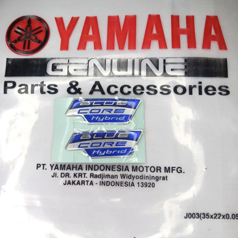 Jual emblem logo yamaha bluecore hybrid | Shopee Indonesia