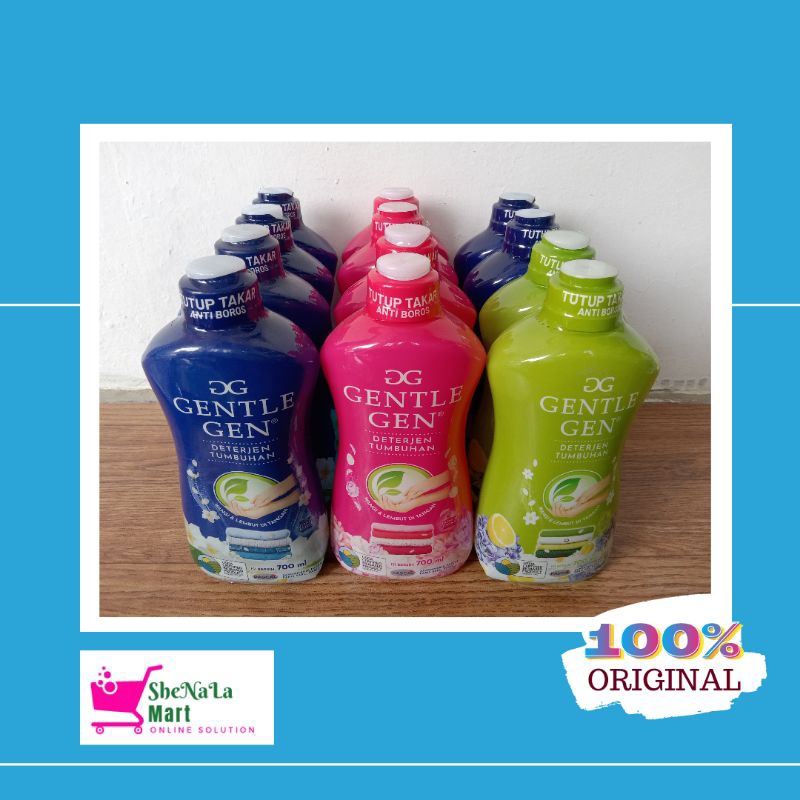 Jual gentle gen deterjen tumbuhan cairan pencuci baju pakaian 700ml ...