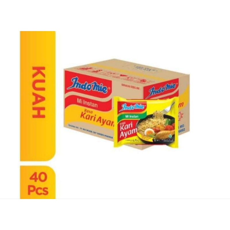 Jual indomie mi instan kari ayam 1 dus isi 40 pcs | Shopee Indonesia