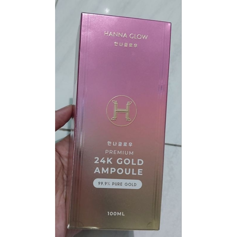 Jual HANNA GLOW 24K GOLD AMPOUL (BARU) | Shopee Indonesia