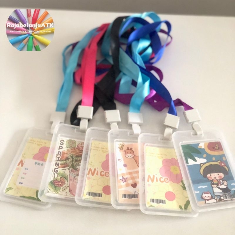 Jual ID Card Name Tag Gambar Lucu (TID-2457C) | Shopee Indonesia