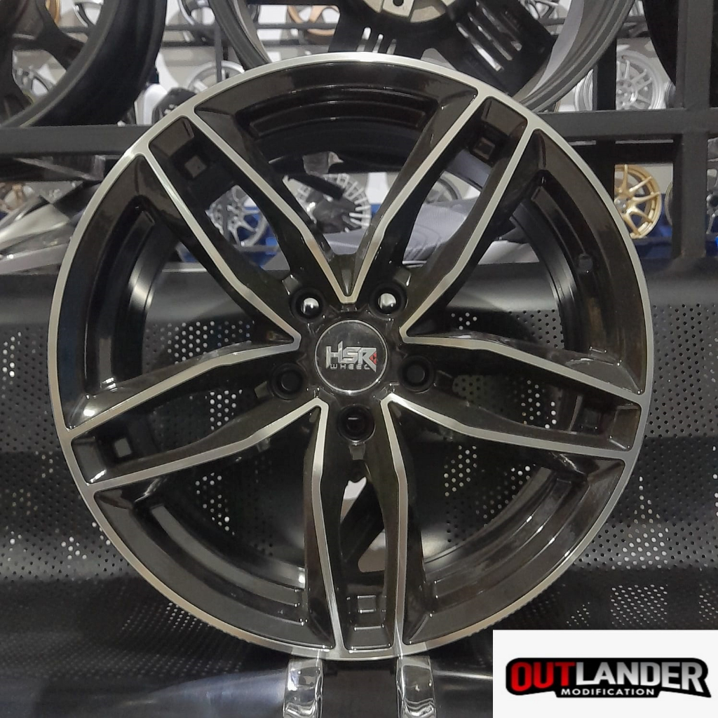 Jual Velg Mobil Mercedes Benz R17 Racing HSR Gifu Ring 17 Black Polish | Shopee Indonesia