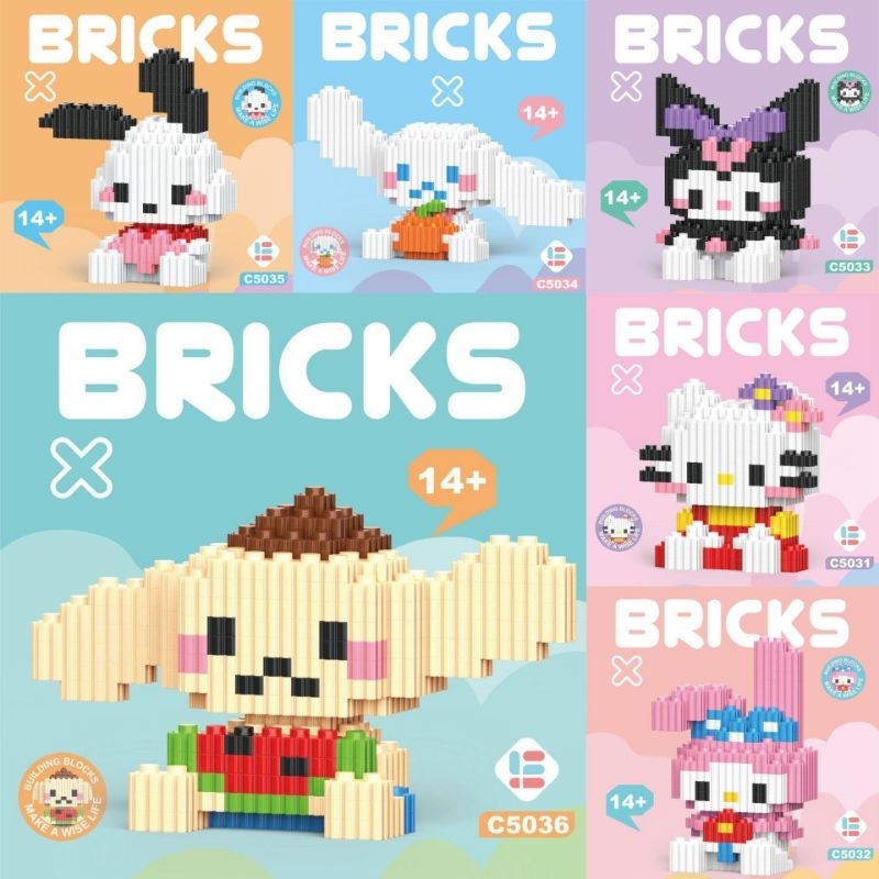 Jual Nano Block Mainan Balok Building Block Nano Bricks Balok Susun Mainan Edukasi DIY Disney ...