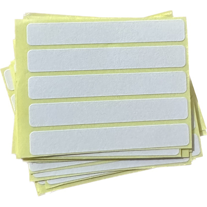 Jual Label nama tipex tip-ex kertas tipex tempel isi 5 block | Shopee ...