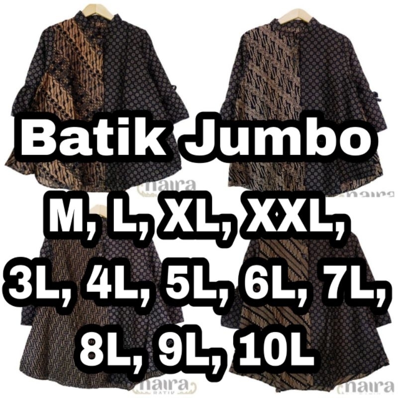 Jual Batik jumbo BIG SIZE JUMBO XXL XXXL 3L 4L 5L MURAH BATIK JUMBO ...