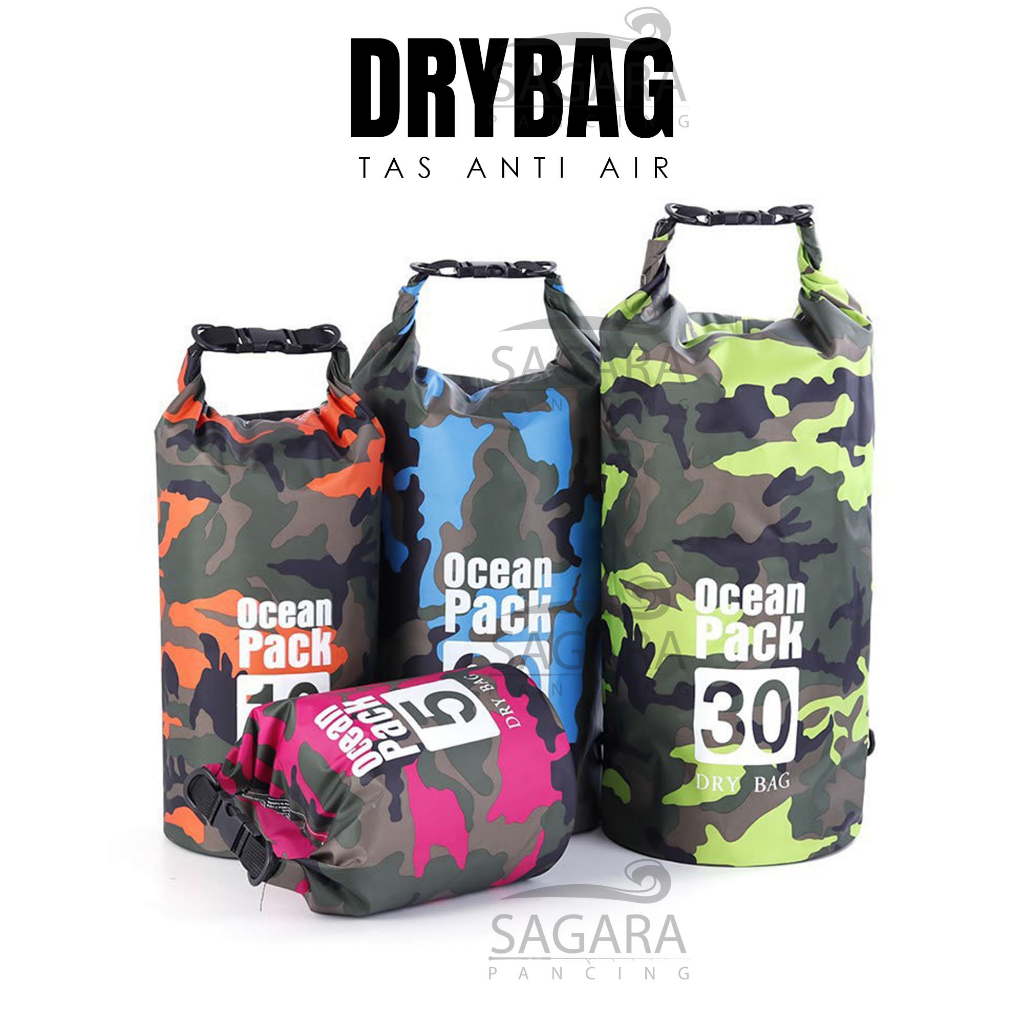 Jual Tas Anti Air Tas Pancing Tas Water Proof Dry Bag 2 | 5 | 10 | 20 | 30 Liter | Shopee Indonesia