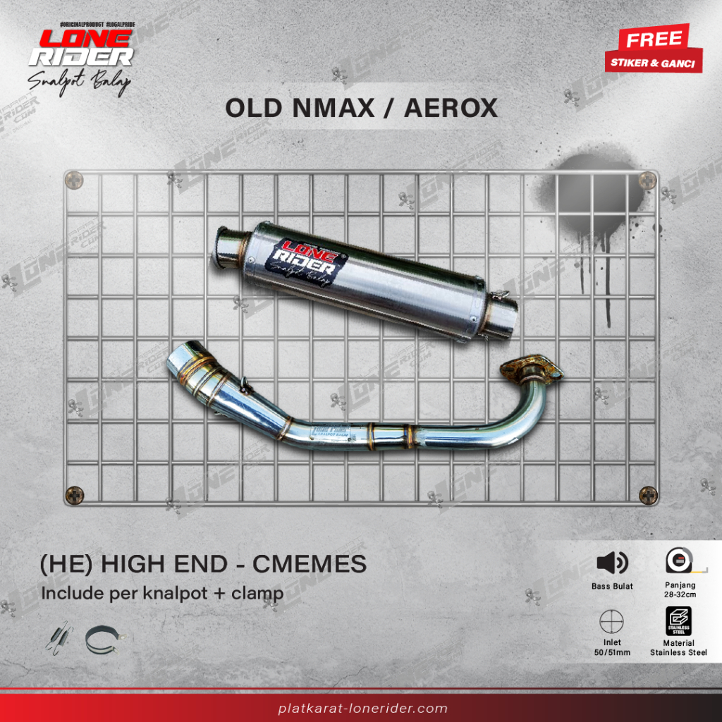 Jual Lone Rider ( HE ) High End Series Old Aerox Nmax Lexi Original ...