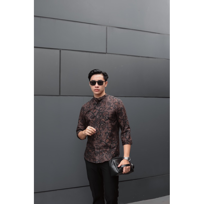 Jual Barilie Batik Pangestu 3/4 Slimfit | Shopee Indonesia