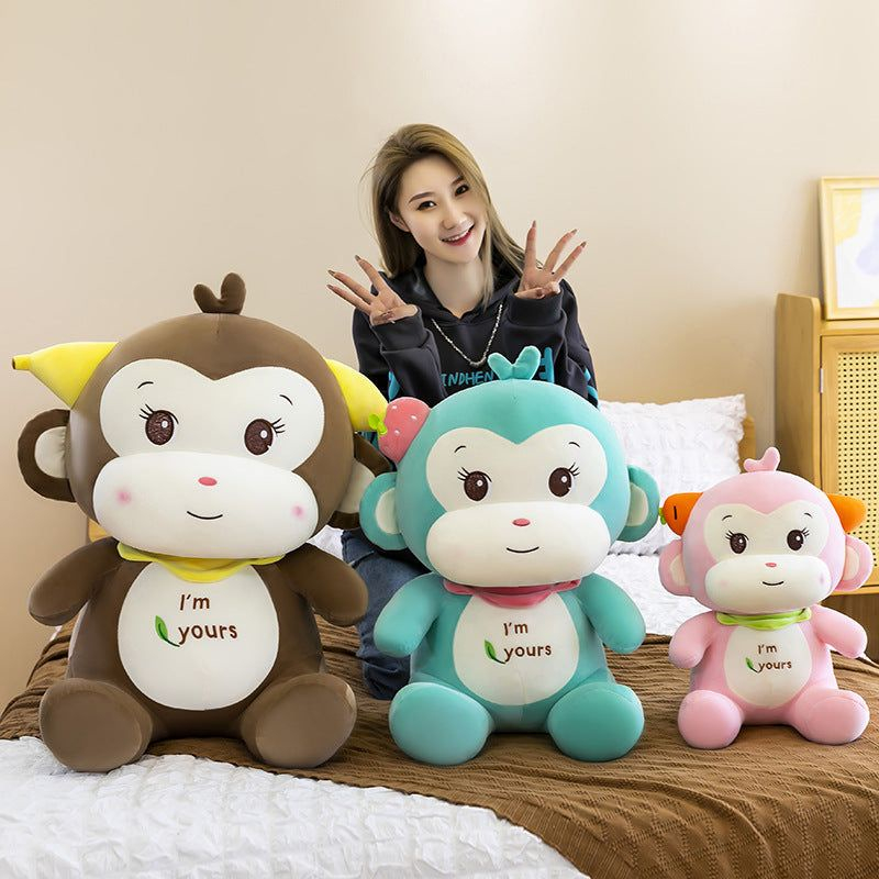Jual Boneka Monyet I'm Yours Lucu Plush Doll Toy Bahan Halus Mainan ...