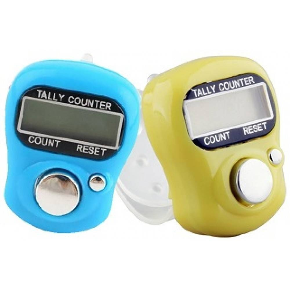 Jual Tasbih Digital Alat Hitung Mini Otomatis Include Baterai - Finger ...