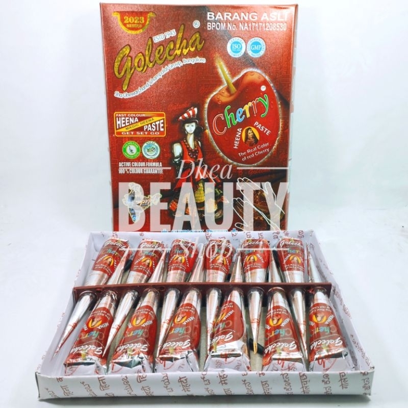 Jual Henna Paste Golecha Cherry (12 Pcs) | Shopee Indonesia