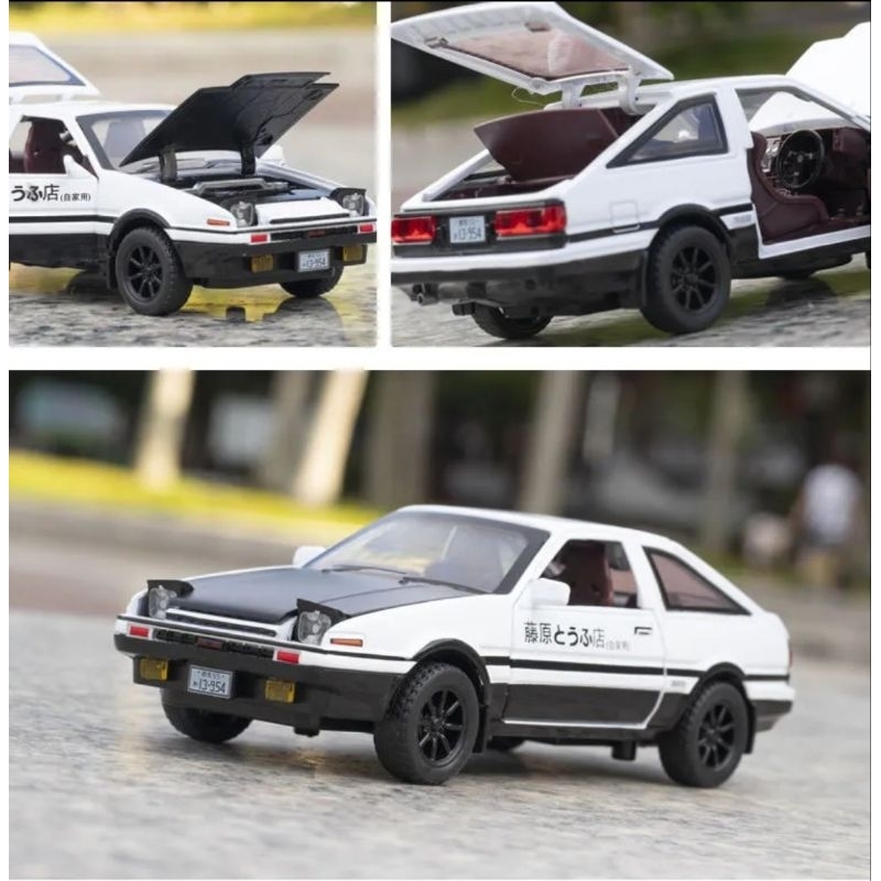 Jual Diecast Mobil Toyota Trueno AE86 / Mazda RX7 Savana Initial D ...