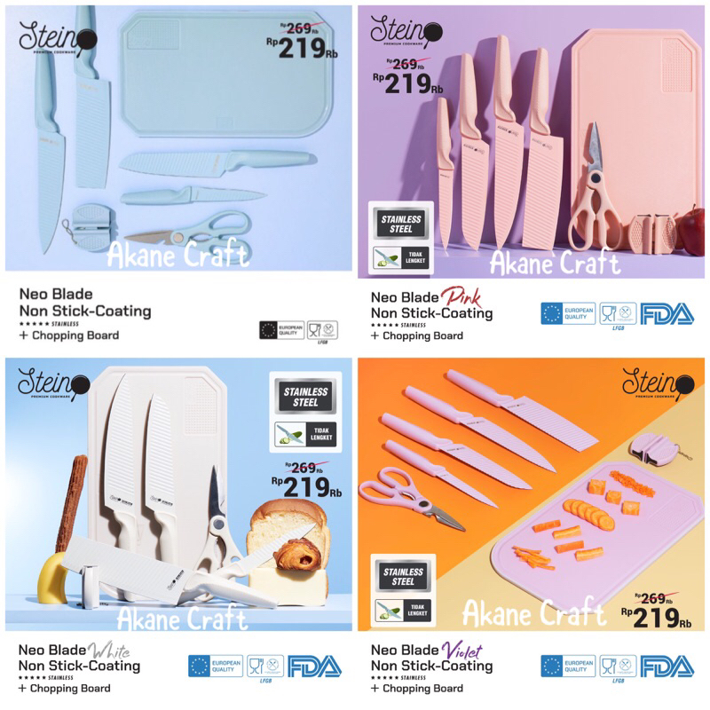 Jual Pisau Neo Stein Cookware / Neo Knife Stein Cookware | Shopee Indonesia