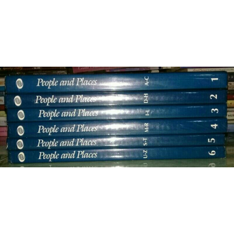 Jual The World Book Encyclopedia People And Places - Volume1-6 ...