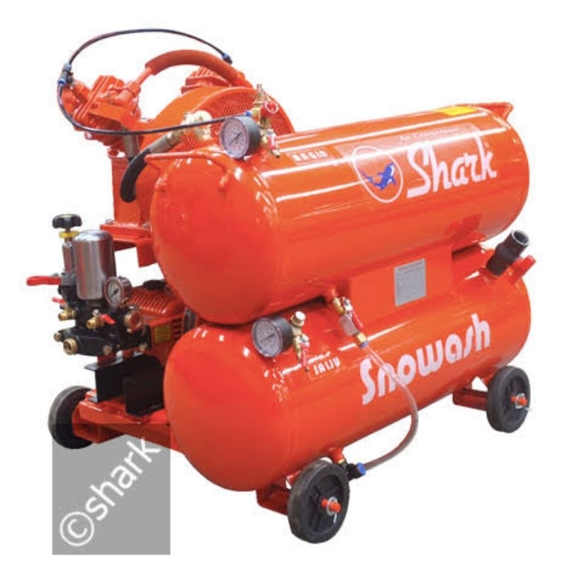 Jual Mesin Compressor Snow Wash 3 in 1 SHARK 30 liter | Shopee Indonesia
