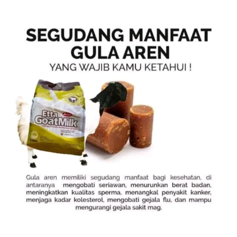 Jual ETTA GOAT MILK GULA AREN HNI / SUSU KAMBING ETTAWA | Shopee Indonesia