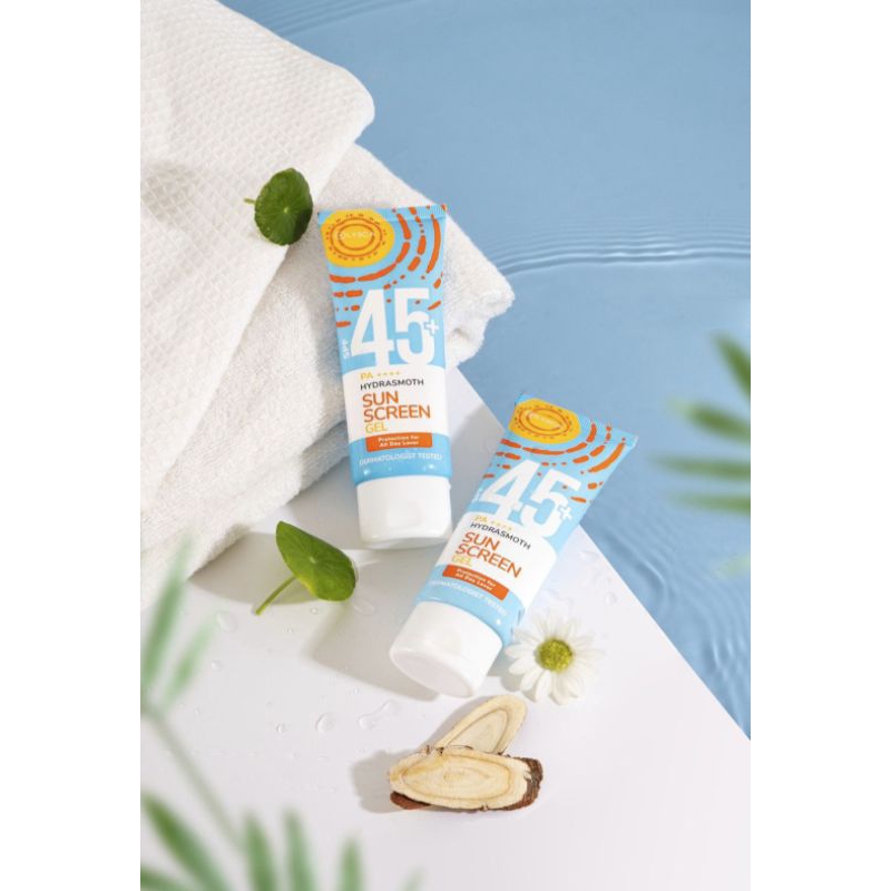 Jual Lysca Hydrasmoth Sun Screen Gel Spf 45 PA +++++ | Shopee Indonesia
