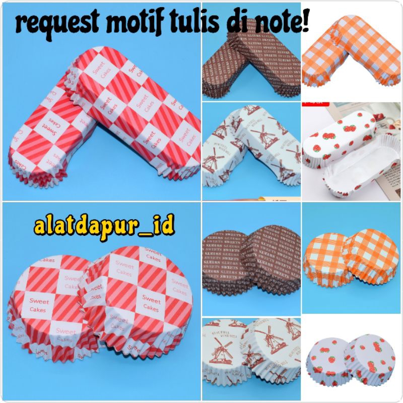 Jual paper cup roti 200PCS paper cup case roti kertas roti | Shopee ...