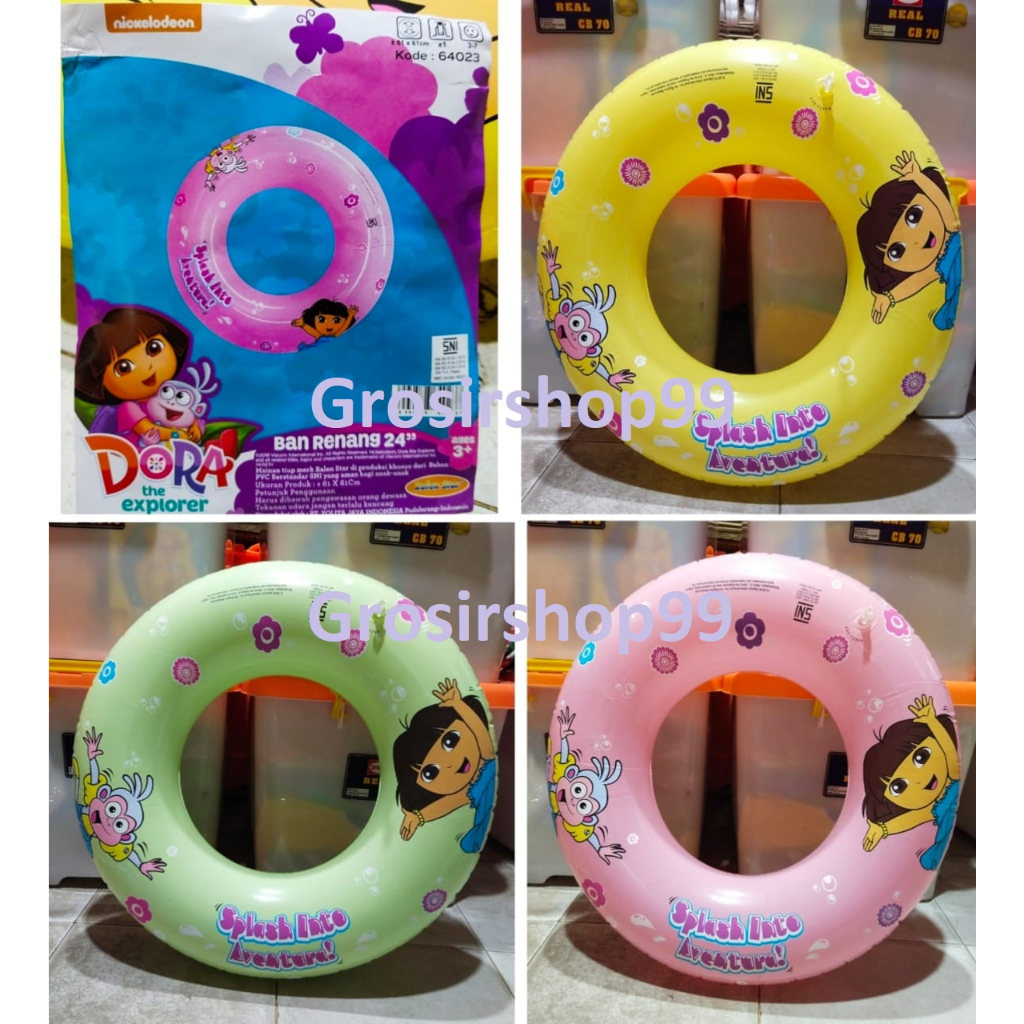 Jual Ban / Pelampung Renang Anak Nickelodeon Bulat Motif Dora 60cm SNI ...