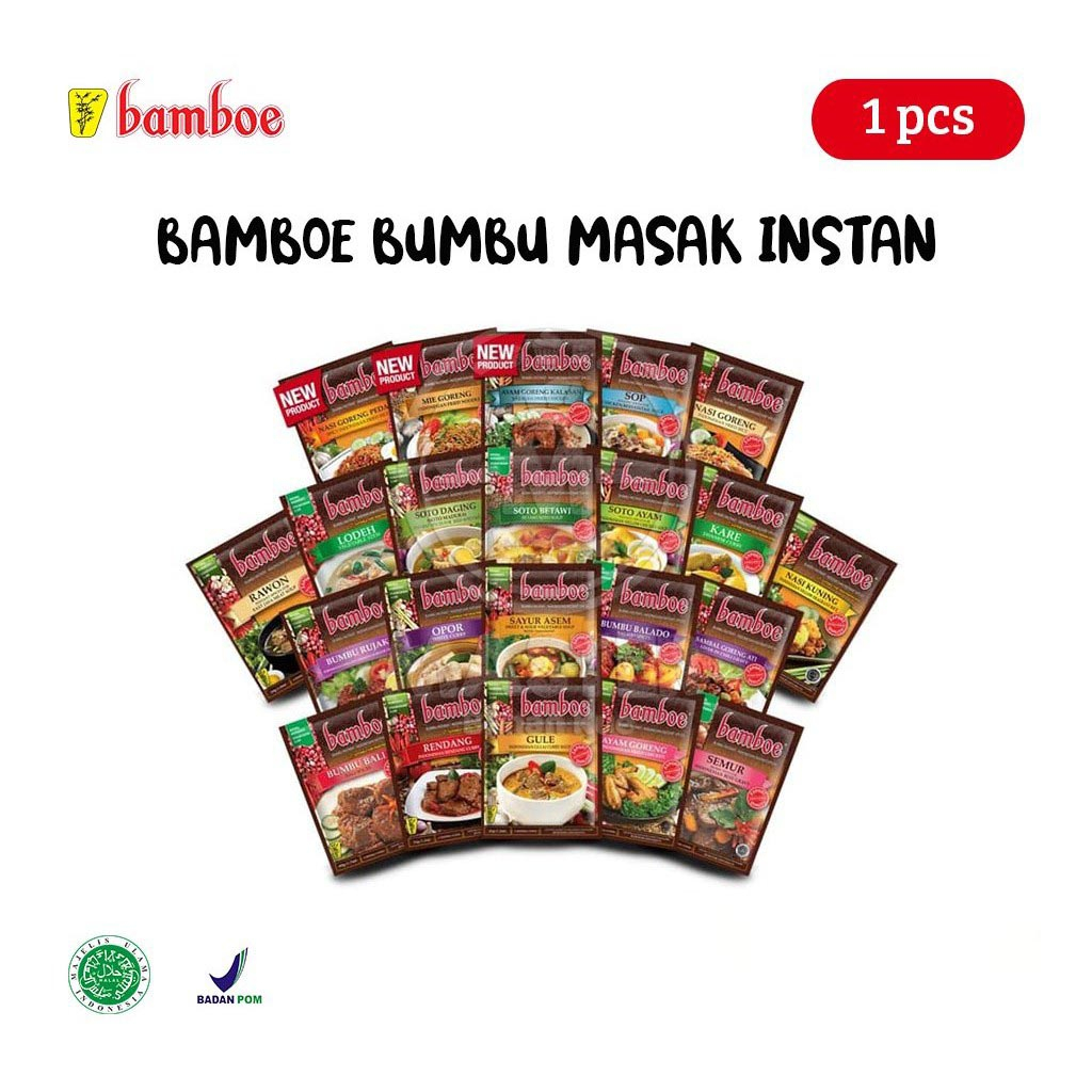 Jual Bamboe Bumbu Masak Instan ALL Rasa [1 pcs] Etalase 1 | Shopee ...