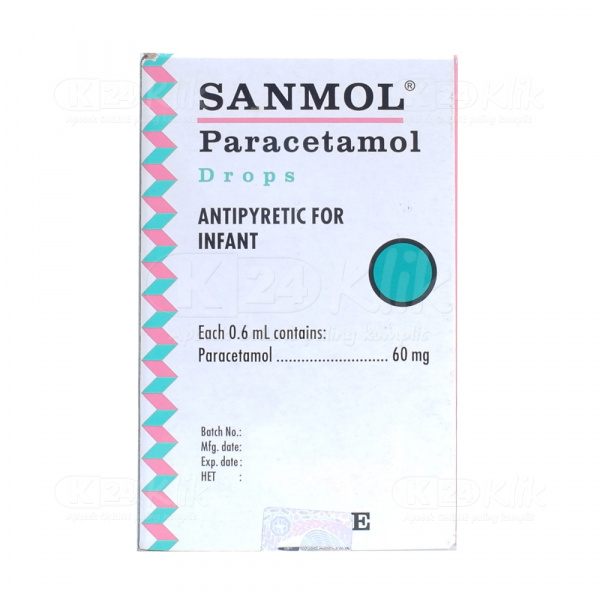 Jual SANMOL PARACETAMOL 60MG DROPS | Shopee Indonesia