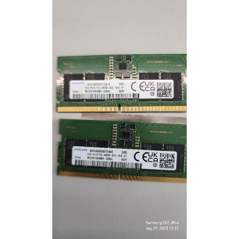 Jual Ram Samsung 8gb Ddr5 Pc 4800 Bekas Shopee Indonesia