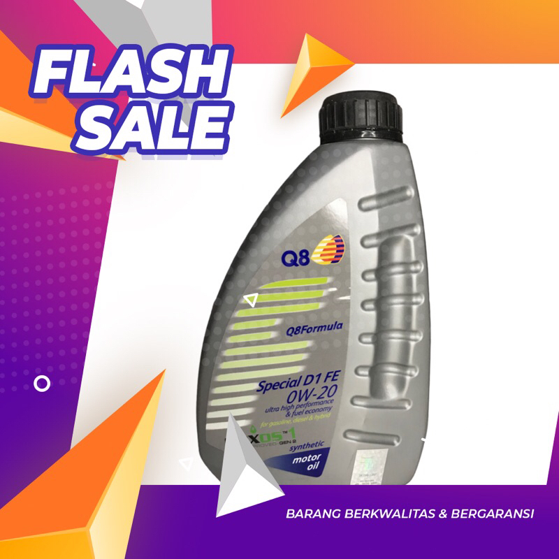 Jual Q8 oils 0w-20 Dexos1 Gen2 /oli Q8 SAE 0w/20 0w-20 0w20 / oli full ...
