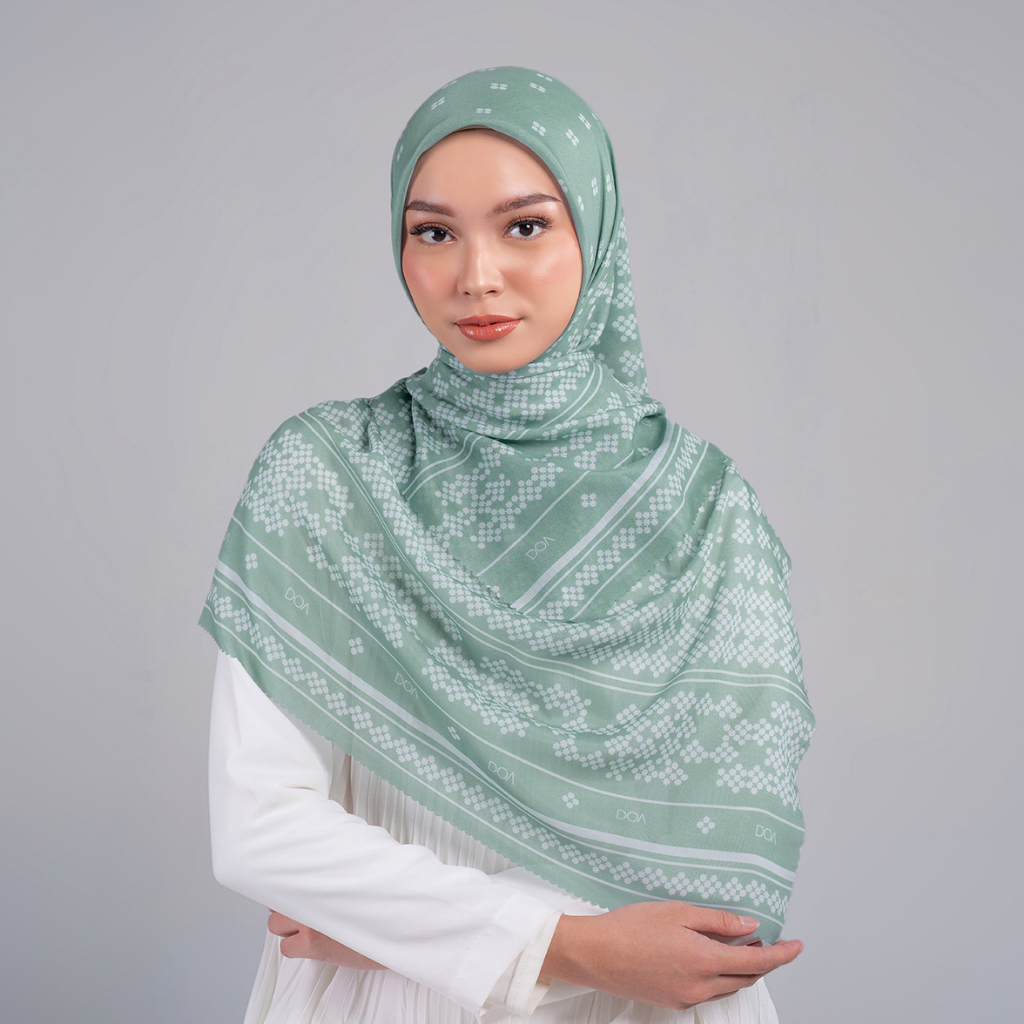 Jual DOA - Aziera Scarf - Basil | Shopee Indonesia