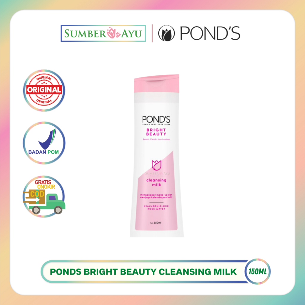 Jual Ponds Bright Beauty Cleansing Milk 150 mL | Shopee Indonesia
